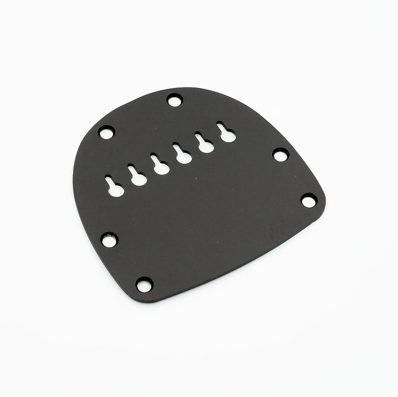 Bass VI Hardtail Conversion Plate // Black Anodized Aluminum // Increa ...
